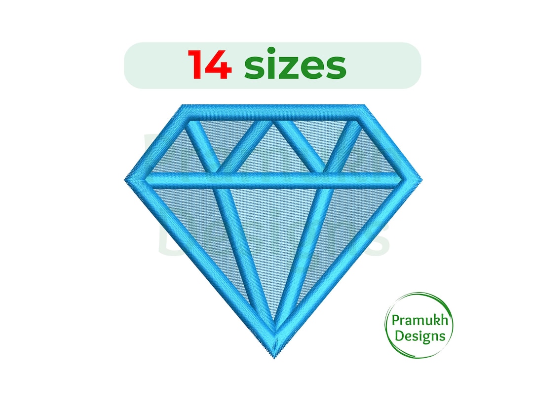 Diamond Embroidery Design. Diamond Design. Machine Embroidery Design ...
