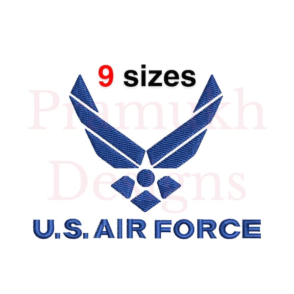 Air Force Logo Embroidery - Etsy