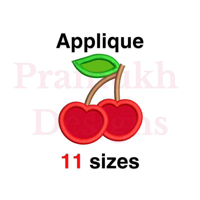 Cherry Applique - Etsy