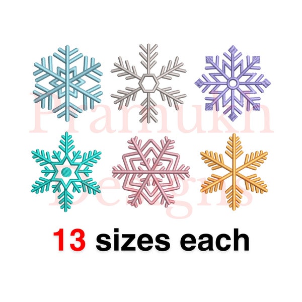 Snowflake Embroidery - Etsy