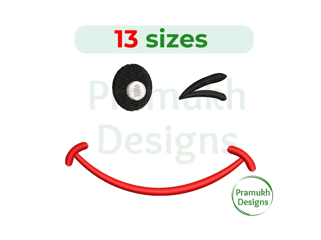 Smiley Face Embroidery Design. Machine Embroidery Design. Emoji Face ...