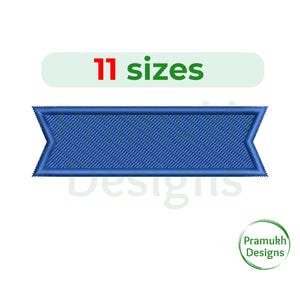 Ribbon Banner Embroidery Design. Banner Design. Basic Shape. Banner in ...