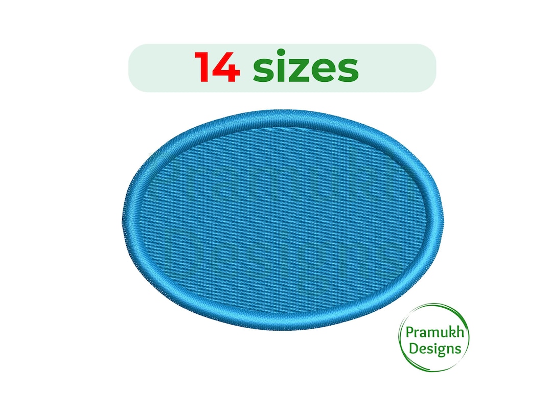 Oval Embroidery Design. Machine Embroidery Design. Oval Design. Mini ...