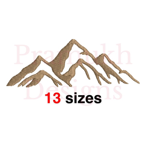 Mountain Embroidery - Etsy