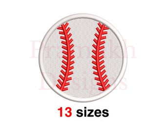 Baseball Embroidery Design. Mini Baseball. Softball Design. Machine ...