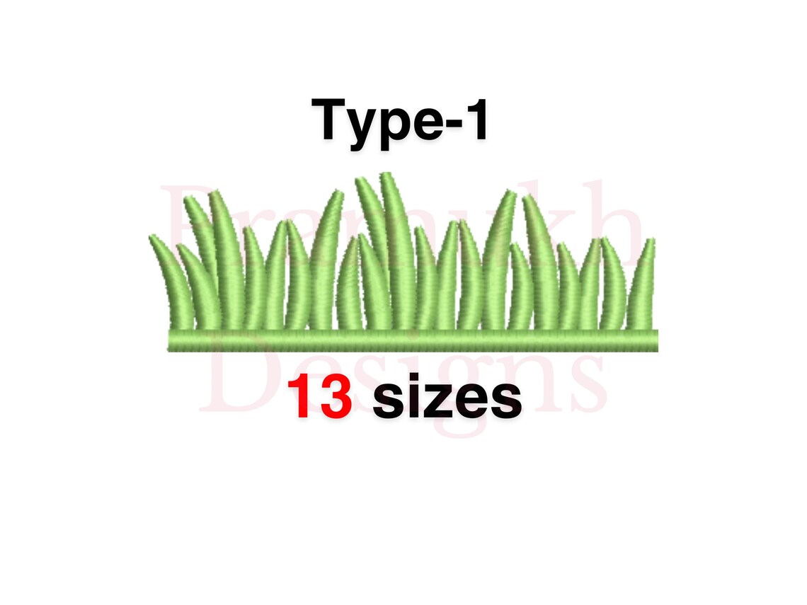 Grass Embroidery Design. Grass Silhouette. Grass Design. Embroidery ...