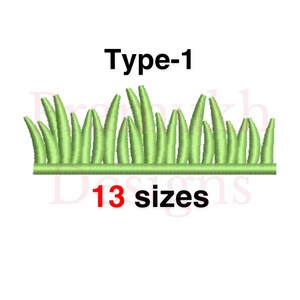 Grass Embroidery Design. Grass Silhouette. Grass Design. Embroidery ...