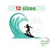 Surf Hand Sign Embroidery Machine File | Surfboard Design | Summer ...