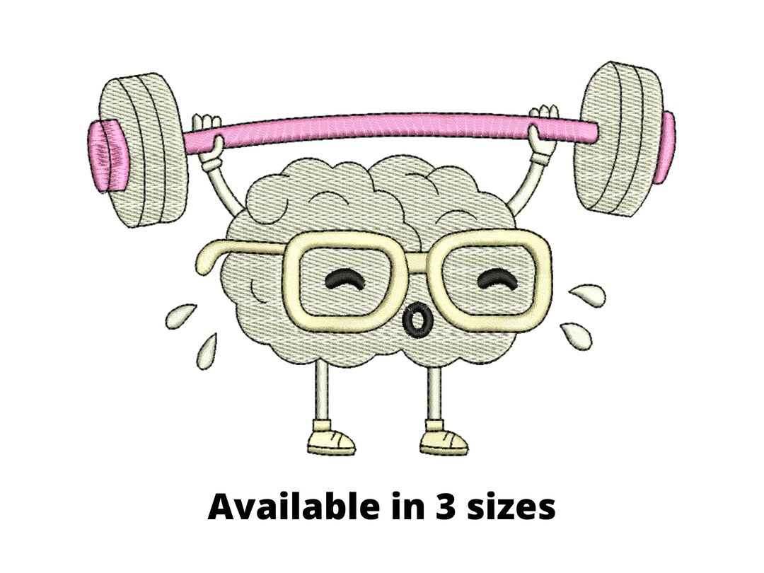 Brain Embroidery Design-machine Embroidery Pattern-brain - Etsy