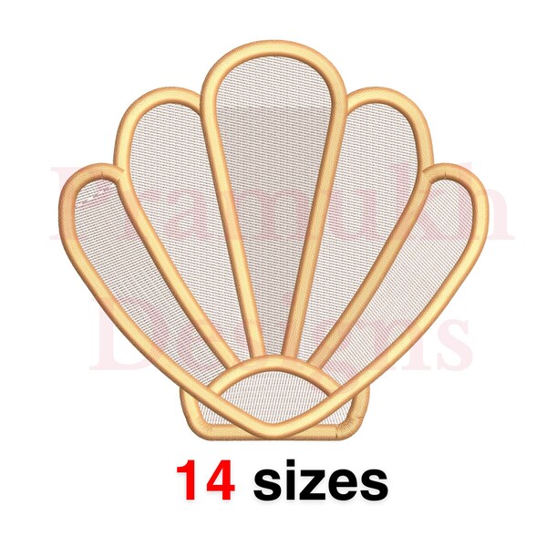 Sea Shells Machine Embroidery - Etsy