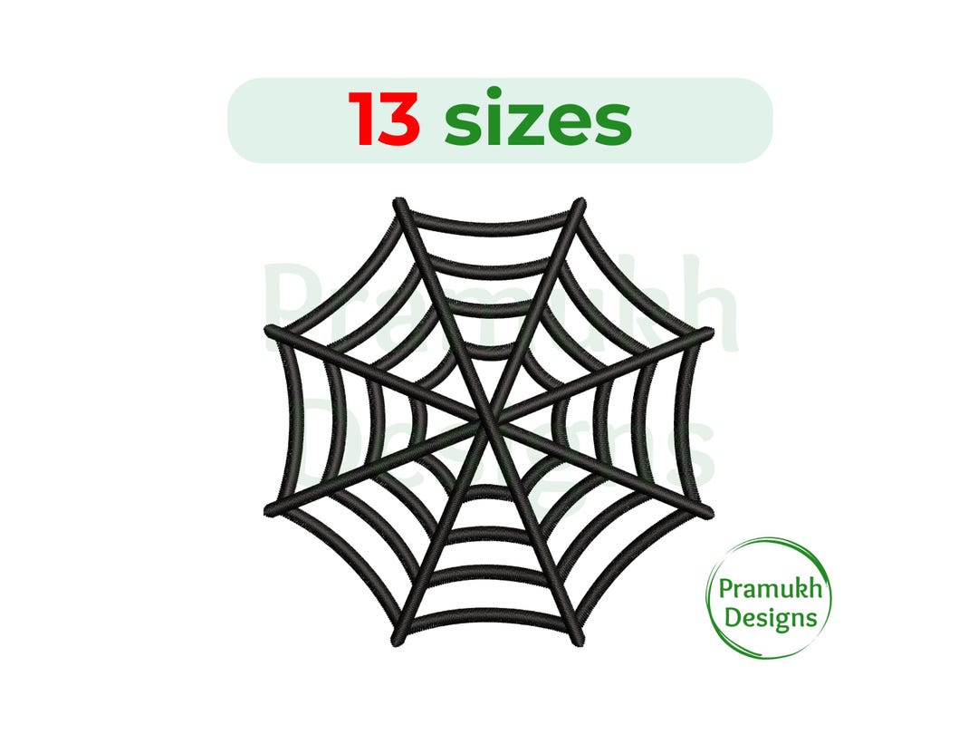 Spider Web Embroidery Design. Spider Web Design. Mini Spider Web ...