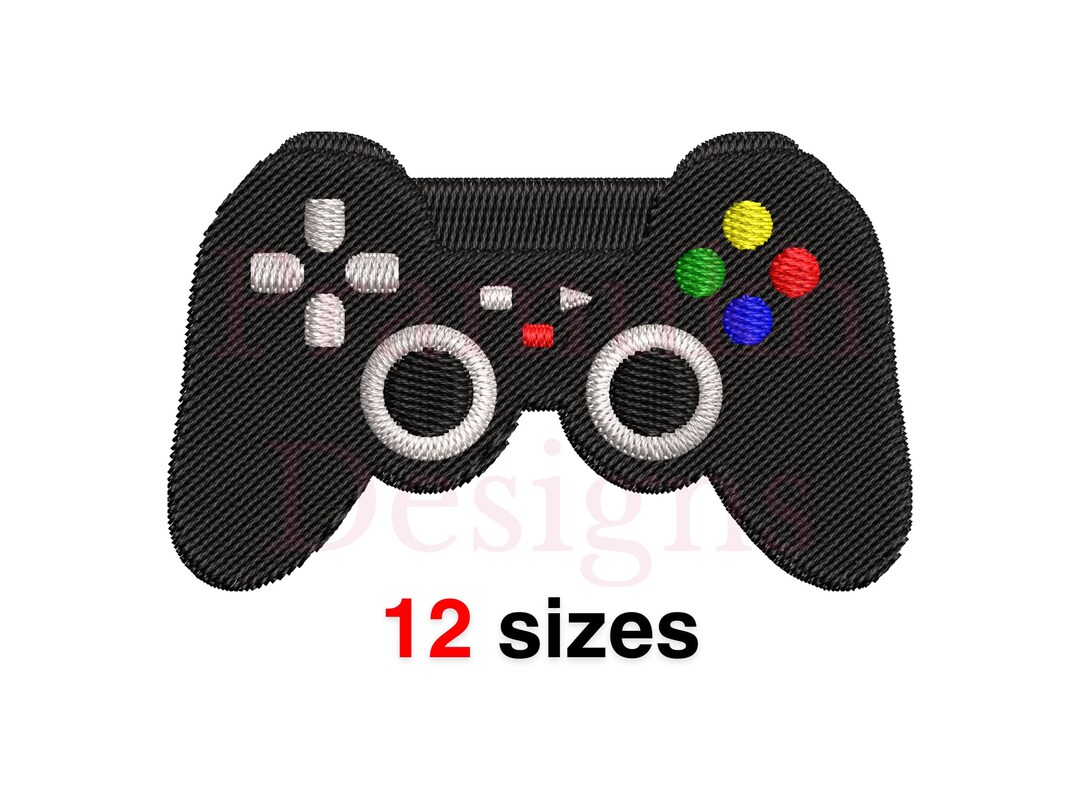 Video Game Controller Embroidery Design. Mini Game Controller. Machine ...