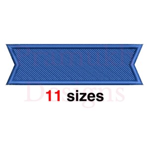 Ribbon Banner Embroidery Design. Banner Design. Basic Shape. Banner in ...