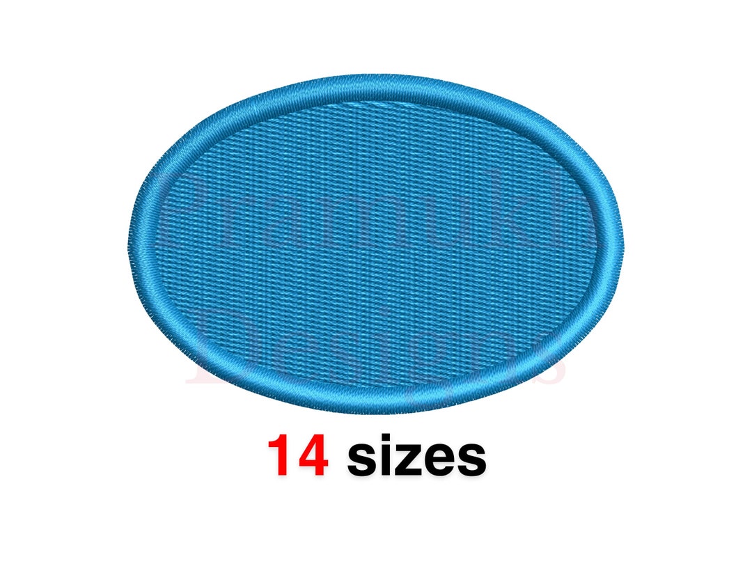 Oval Embroidery Design. Machine Embroidery Design. Oval Design. Mini ...