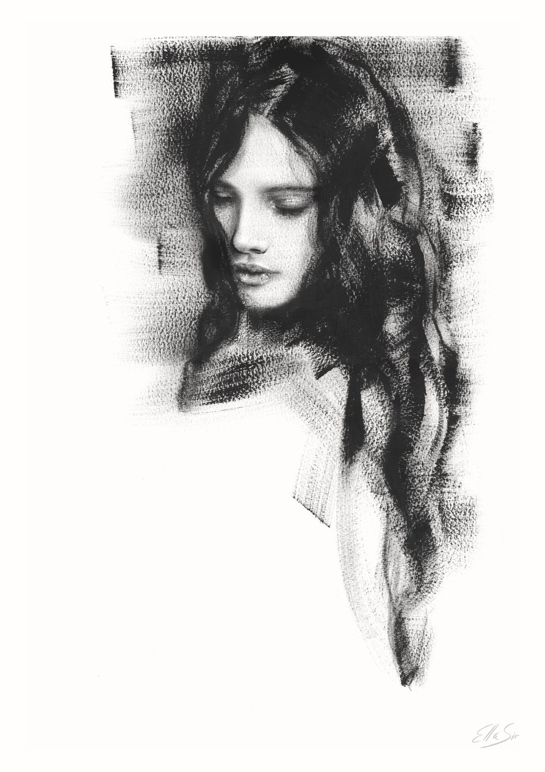 Drawing Dreaming" Portrait A4 A5 Fine Art Print Signed Print Art Print ...