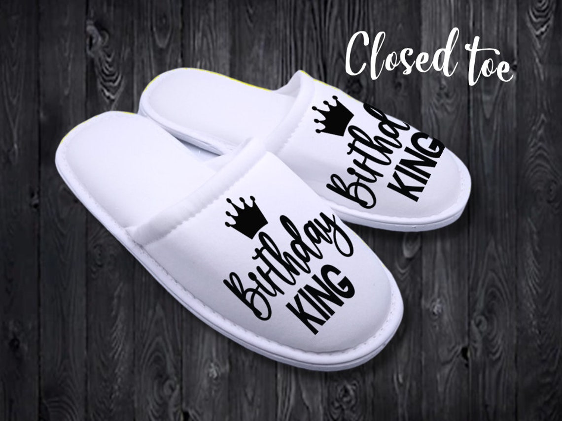 Birthday Birthday Squad Birthday Party Slippers. - Etsy