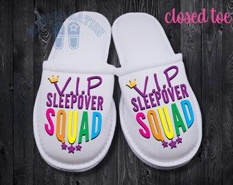 Slumber Party, KIDS Slumber Party Slippers, Sleepover Gang, Slumber ...