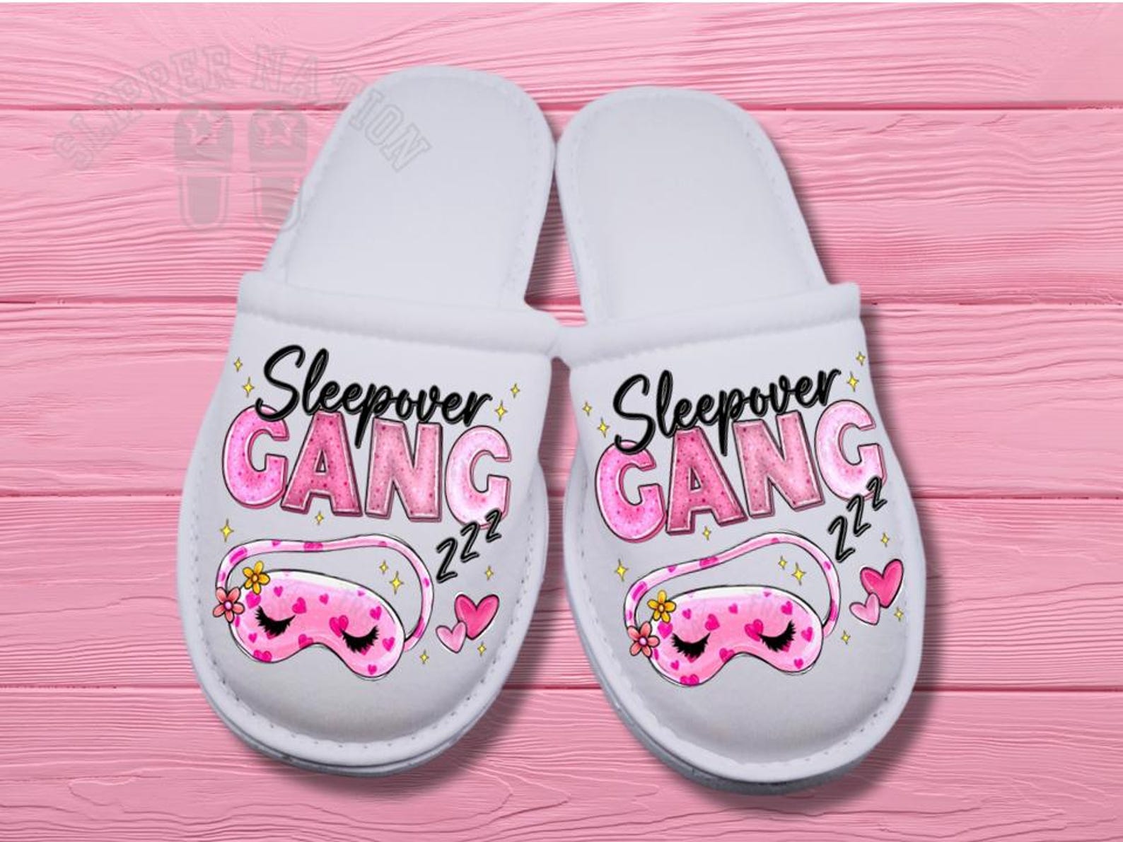 Slumber Party, KIDS Slumber Party Slippers, Sleepover Gang, Slumber ...