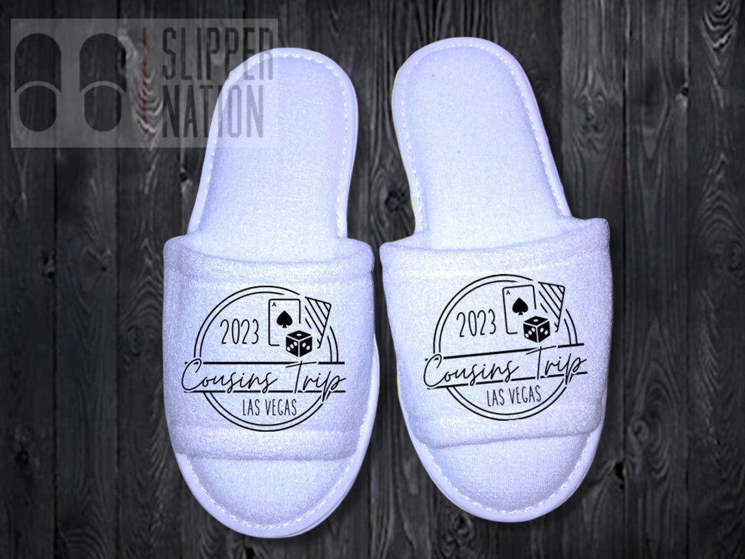 Cousin Trip Slippers, Cousin Trip Las Vegas, House Slippers - Etsy