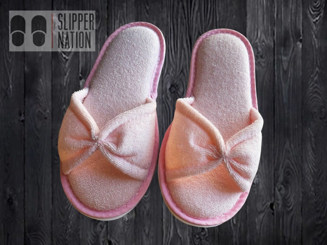 Spa Party, Slumber Party, Kids Slippers, DIY, Blank Open Toe Slippers ...