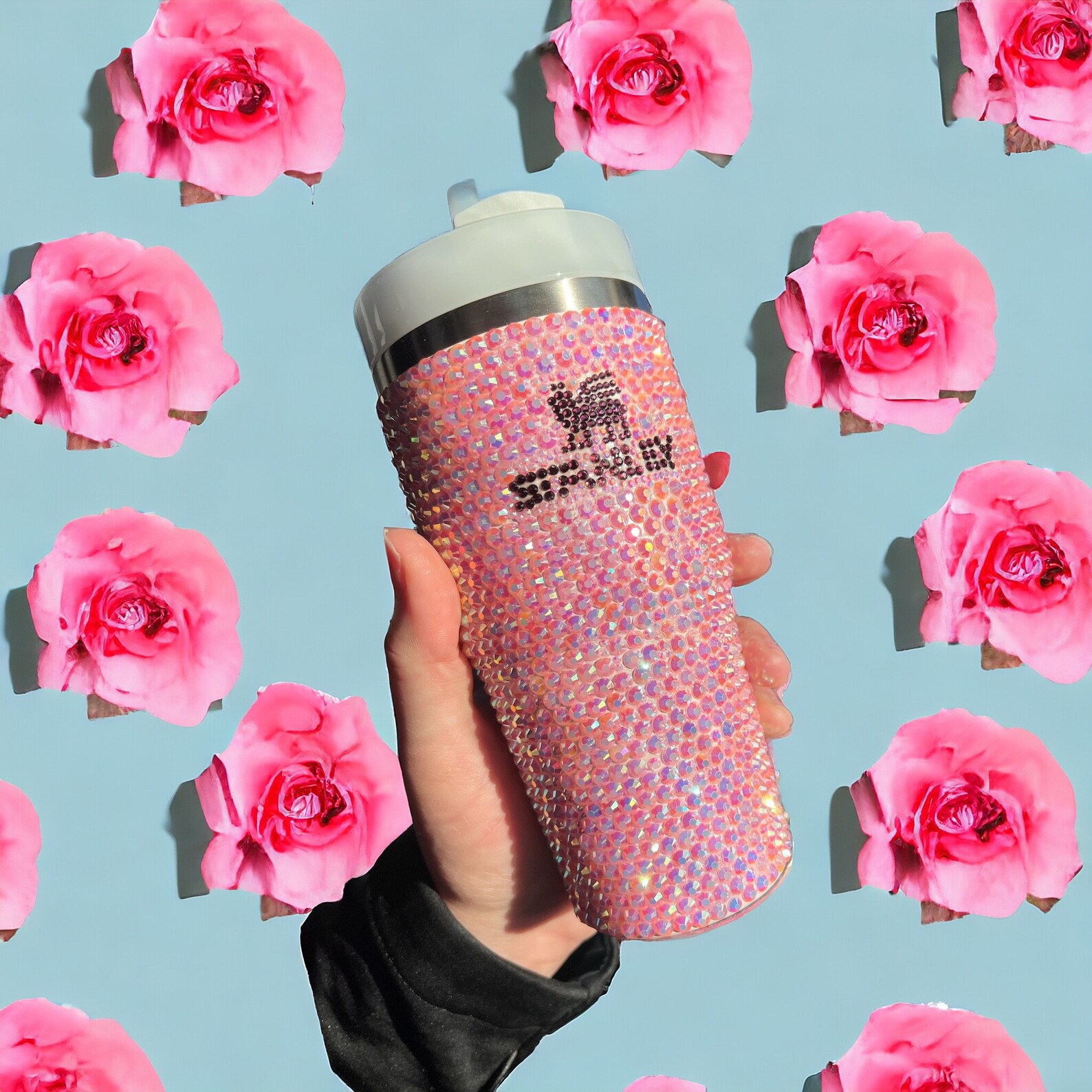 Rhinestone Stanley Cup 14 Oz Mini Personalized Any Color! Bling Diamond ...