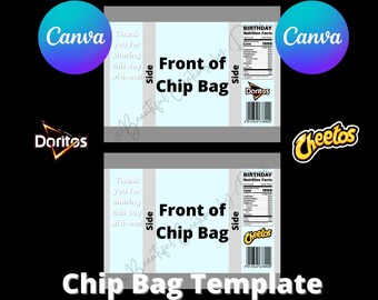 Doritos Bag Template - Etsy