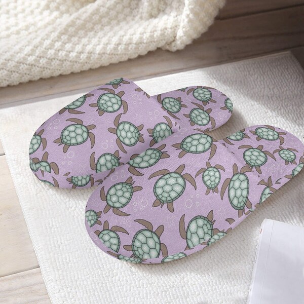 Turtle Slippers - Etsy