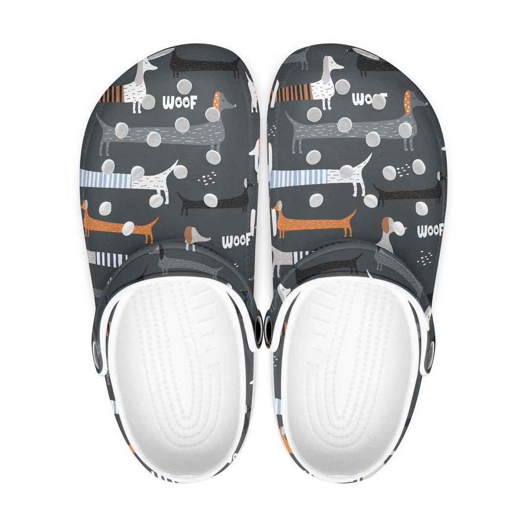 Funny Wiener Dog Clogs Slippers Dachshund Unisex Clogs - Etsy