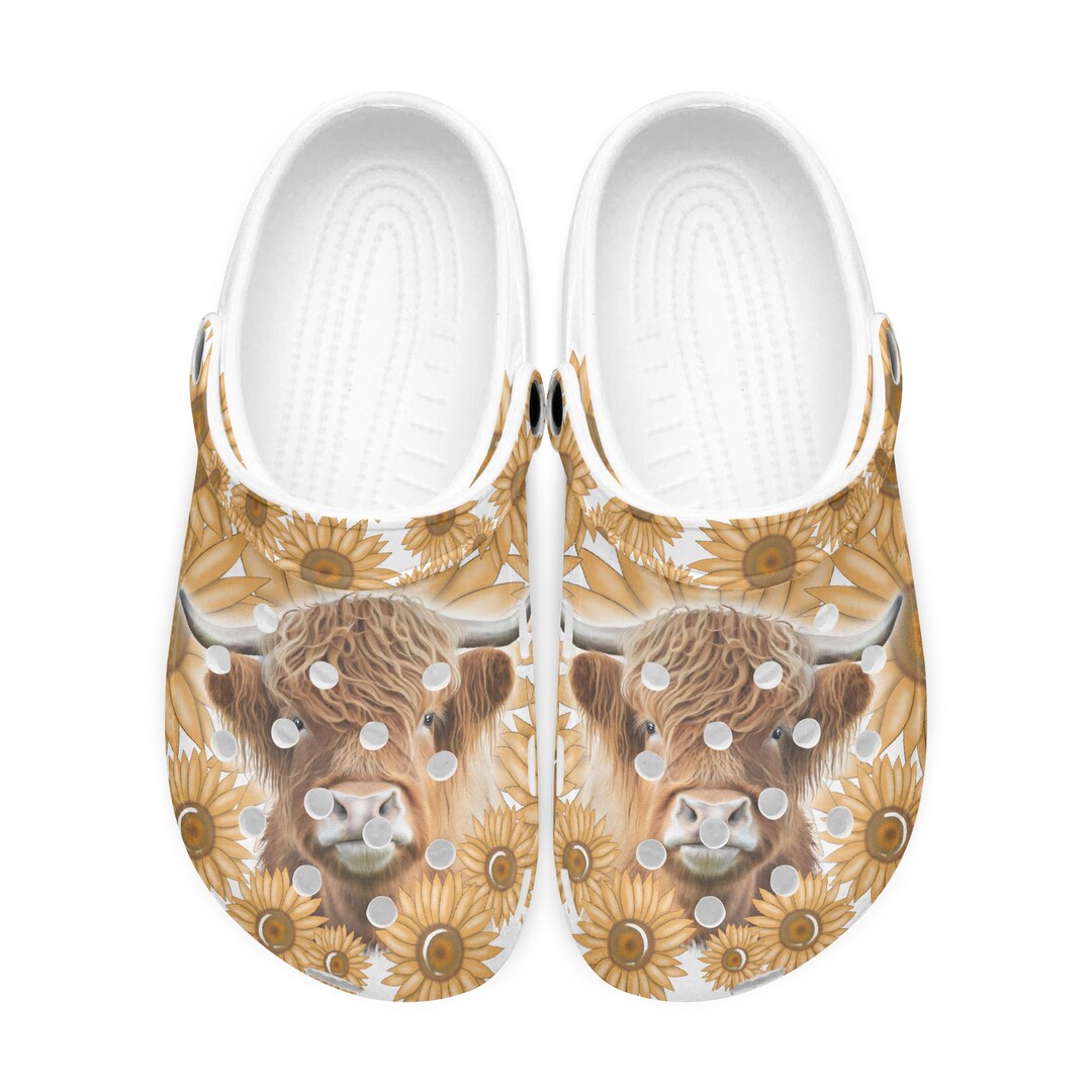 Unisex Adult Men's and Women's Highland Cow Clogs - Etsy