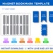 Bundle Magnetic Bookmark Template, Png, Svg, Dxf, Eps, Pdf, Gift, Label ...