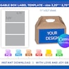 Matchbox Template, Svg, Png, Dxf, Eps, Canva, Label, Wrapper, Cut File ...