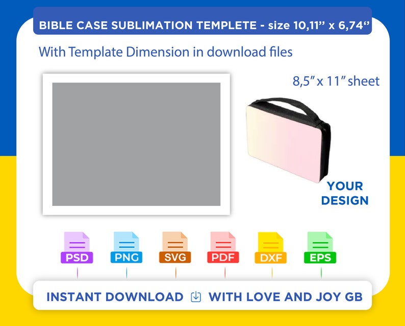 Bible Case Template Svg Png Dxf Eps Label Wrapper - Etsy