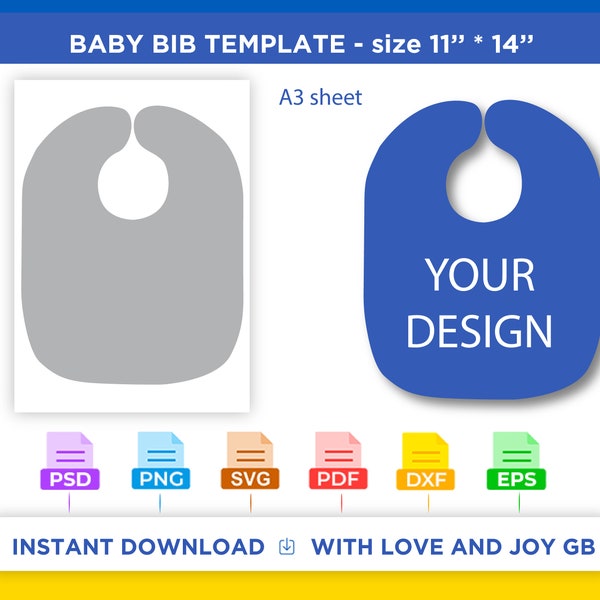 Baby Bib Pattern - Etsy