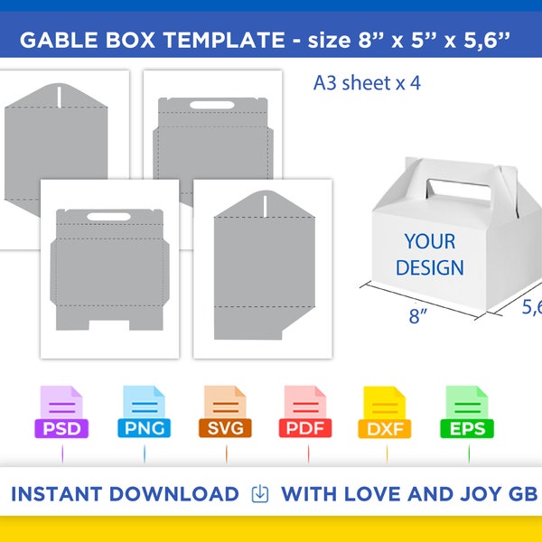 Large Gable Boxes - Etsy