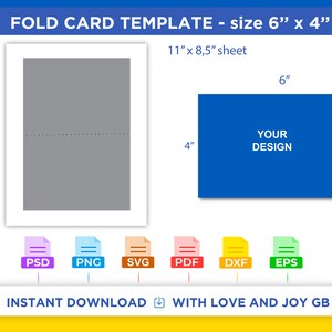 Fold Invitation Card Template, Svg, Png, Dxf, Eps, Label, Wrapper ...