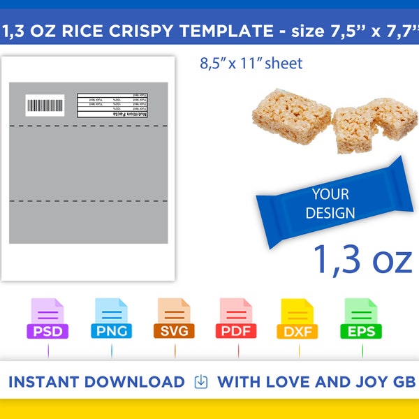 Graduation Rice Crispy Template - Etsy
