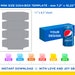 Mini Pepsi Soda Can Box Template, Svg, Png, Dxf, Eps, Label, Wrap ...