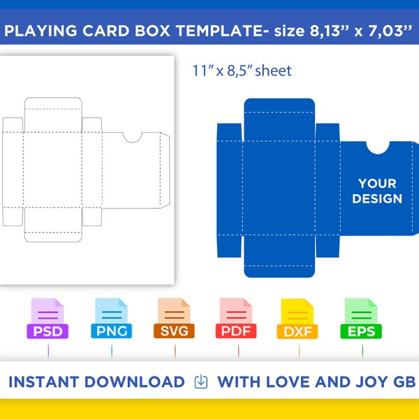Card in a Box Svg - Etsy