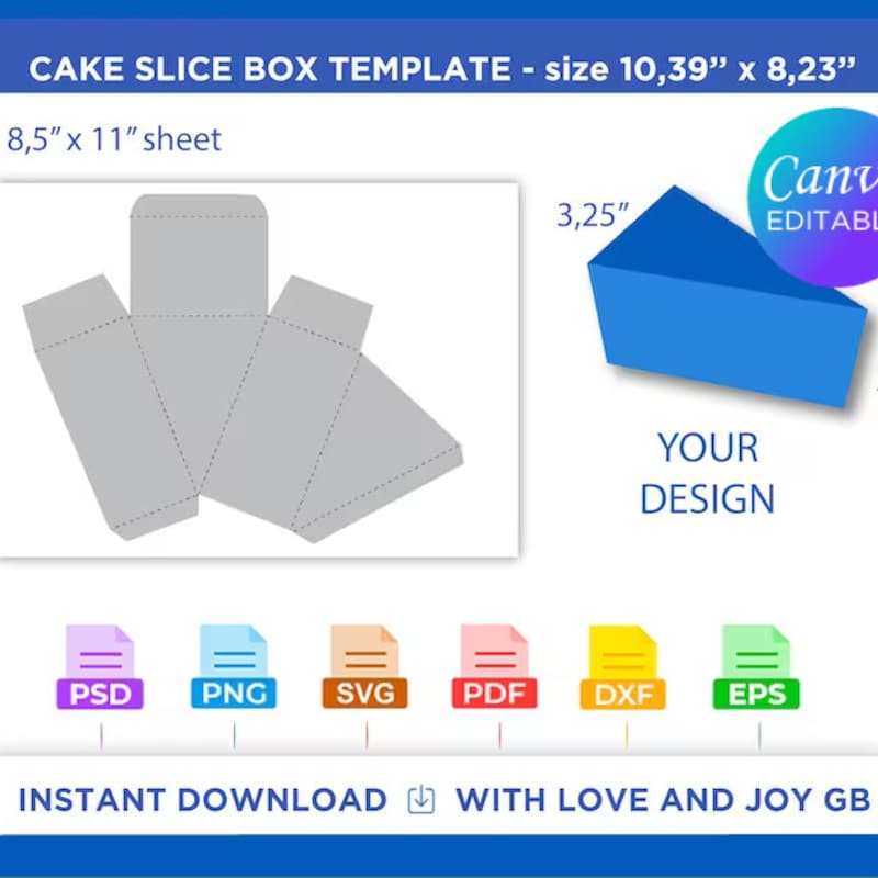 Cake Box Single - Etsy