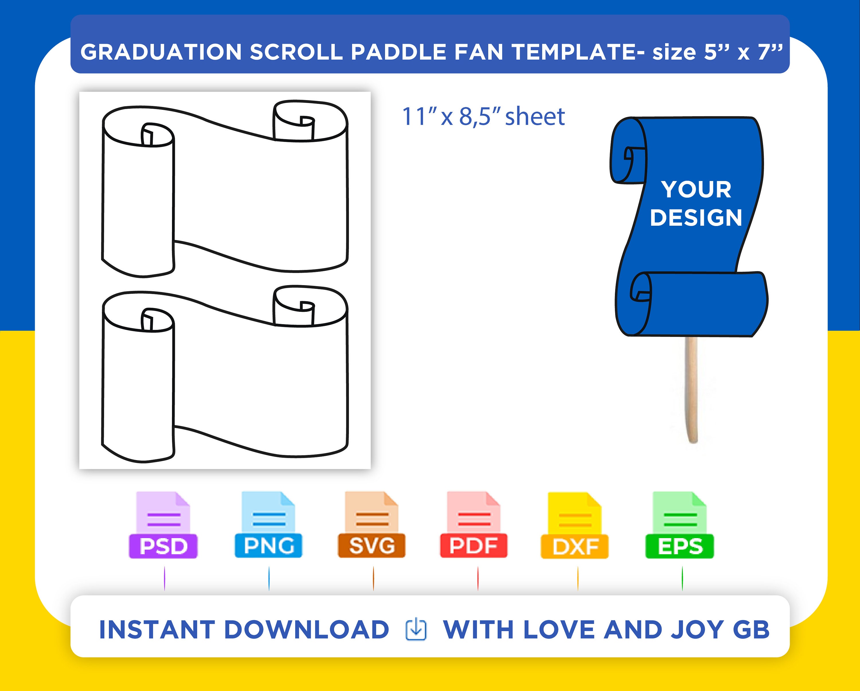 Scroll Template Printable