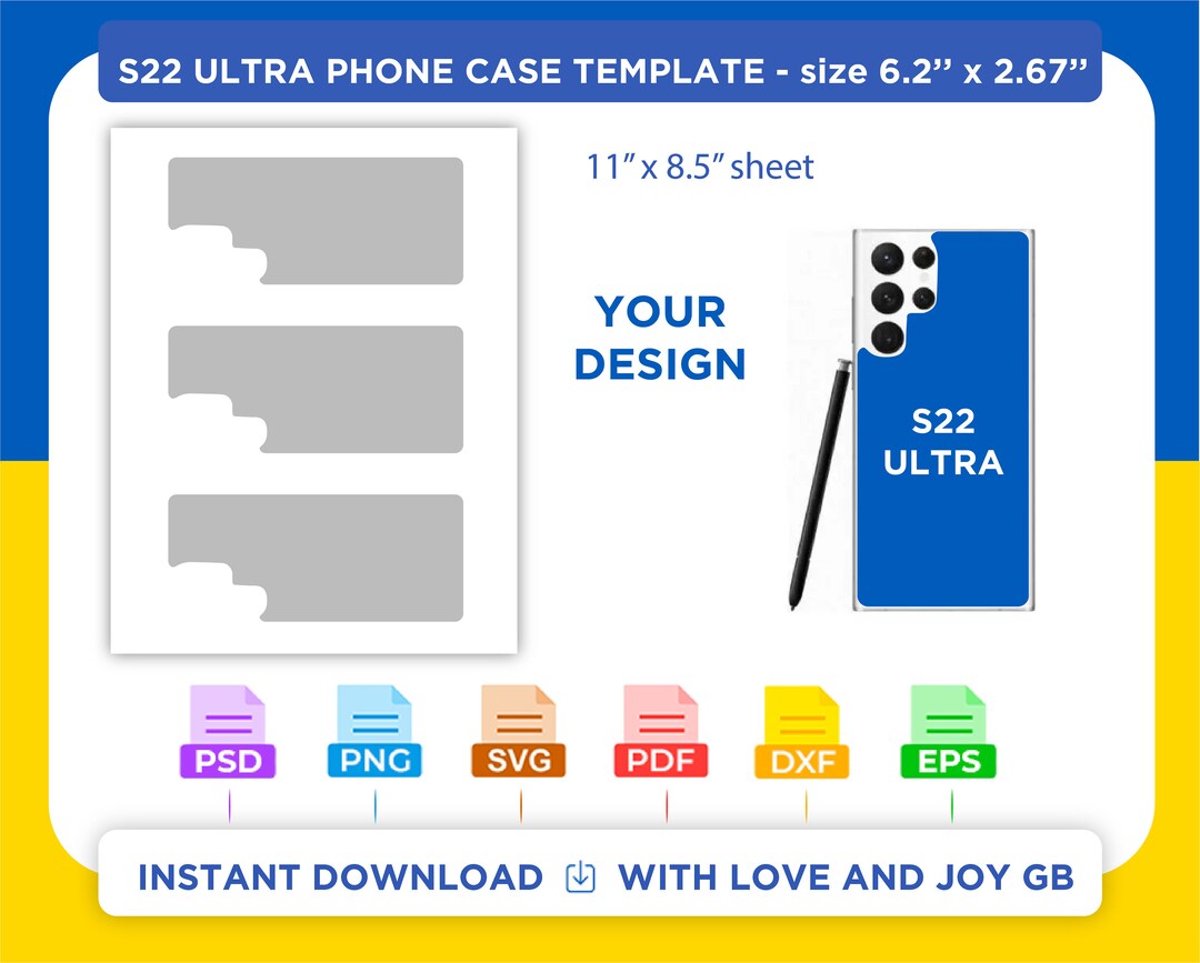 S22 Ultra Phone Case Template Png Svg Dxf Eps Label - Etsy