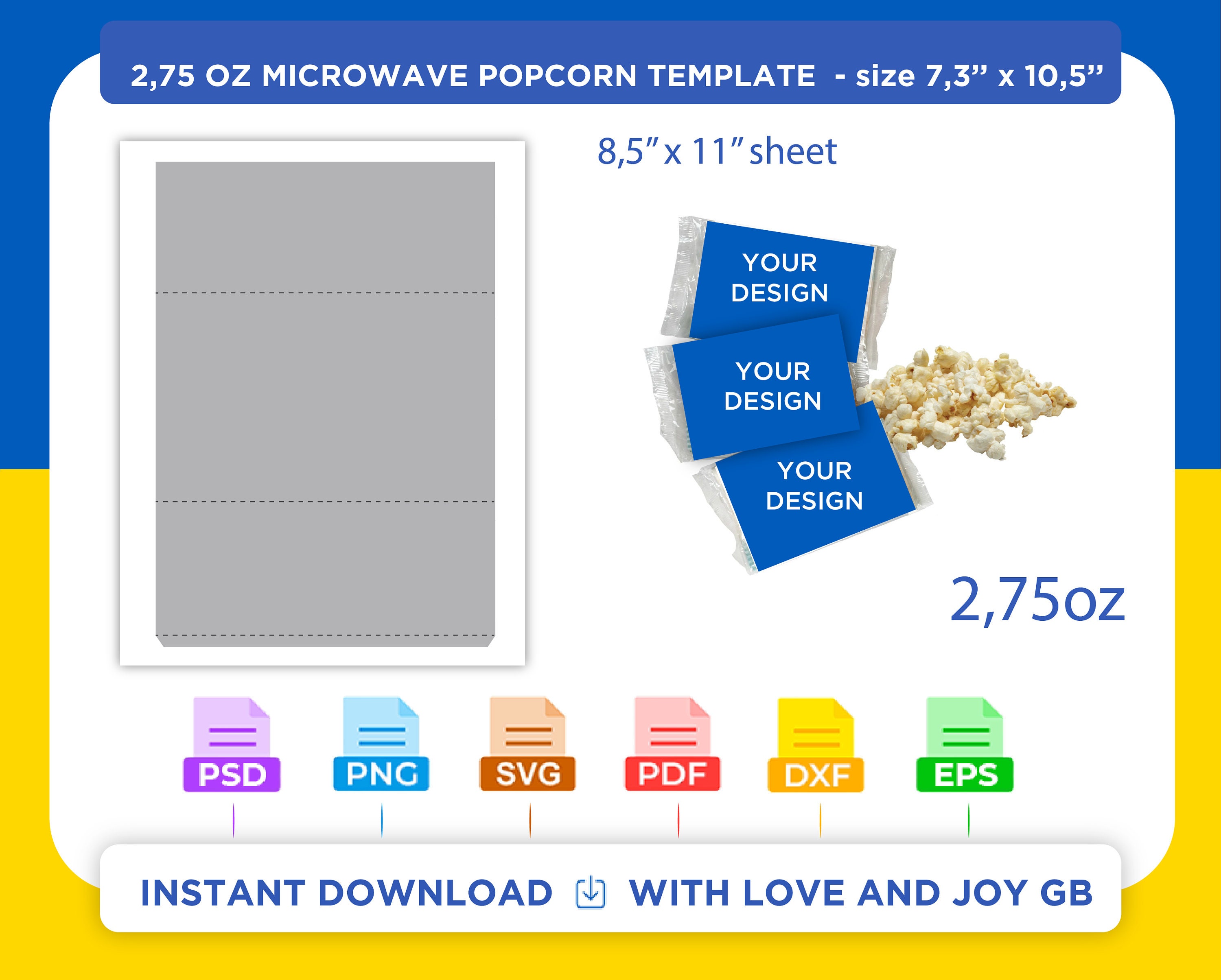 Microwave Popcorn Clipart