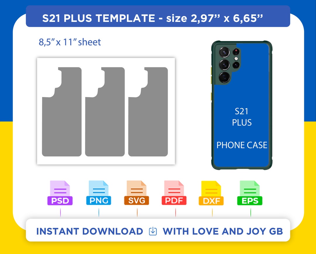 S21 Plus Phone Case Template Png Svg Dxf Eps Label - Etsy