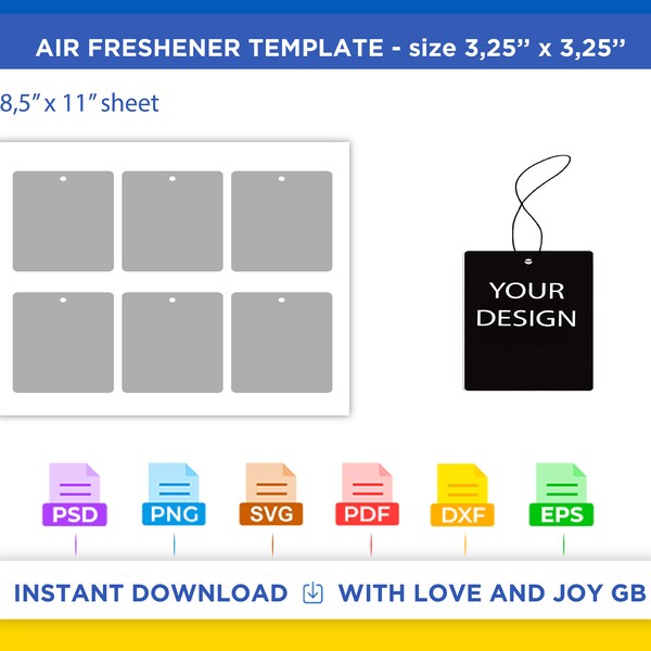 Air Freshener Label - Etsy