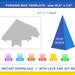 Pyramid Popcorn Snack Box Template Png Svg Dxf Eps Pdf - Etsy
