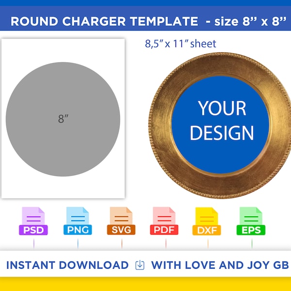 Christmas Charger Plates - Etsy