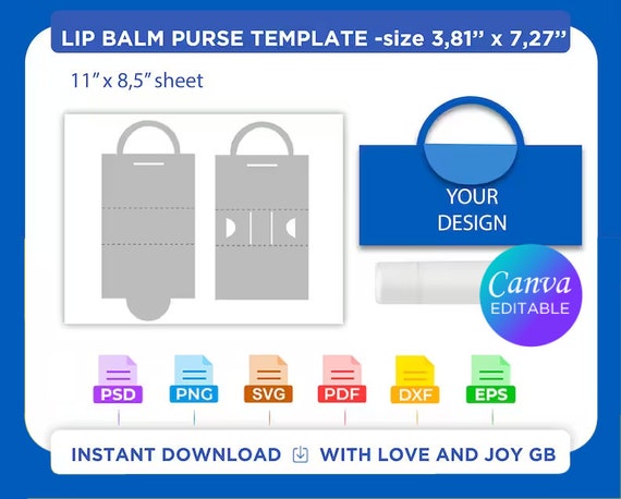Purse Shape Card Template