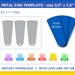 Foldable Fan Template, Svg, Png, Dxf, Eps, Canva, Label, Wrapper, Cut ...