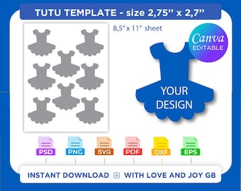 Tutu Heart Instant Digital Download Svg Png Dxf and Eps - Etsy