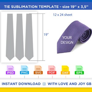 Neck Tie Template Svg Png Dxf Eps Pdf Label Wrapper - Etsy